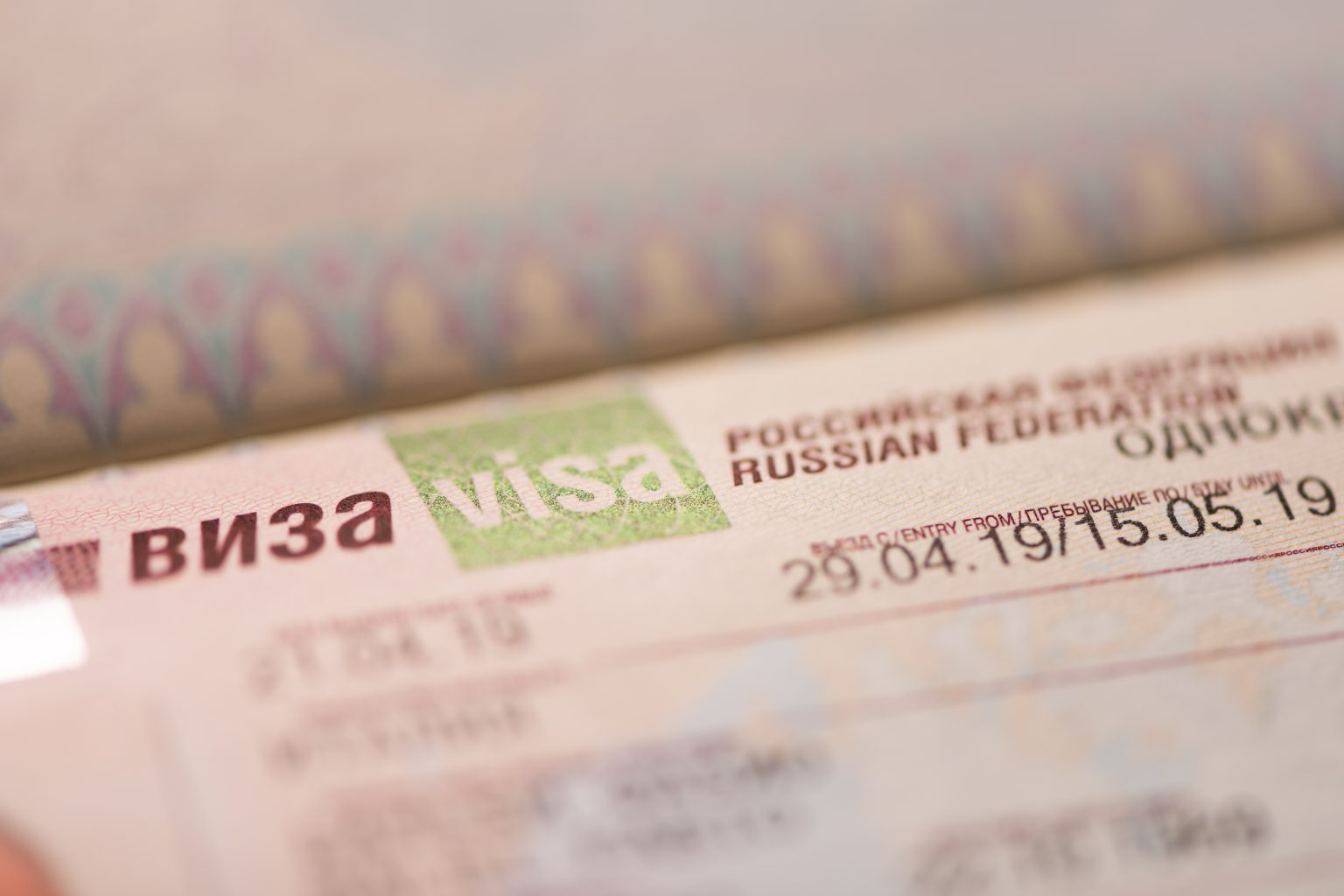 Russian Visa Application Form - RUSSIAN AGENCY
